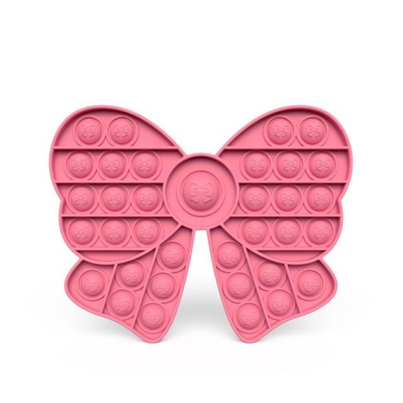 Toys | Pink Bow Pop It Fidget Toy | Poshmark
